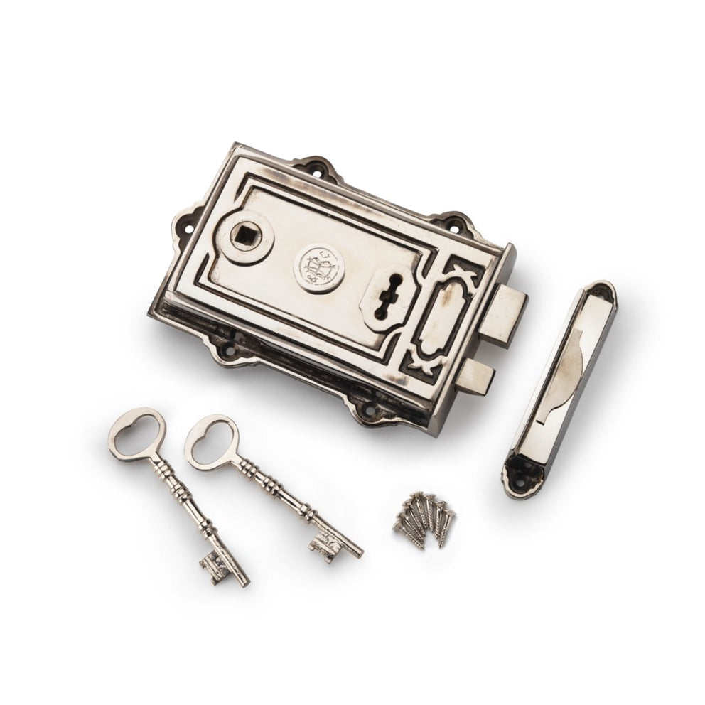 Cast Iron Regency Rim Lock | AB Hardware – ABHardware