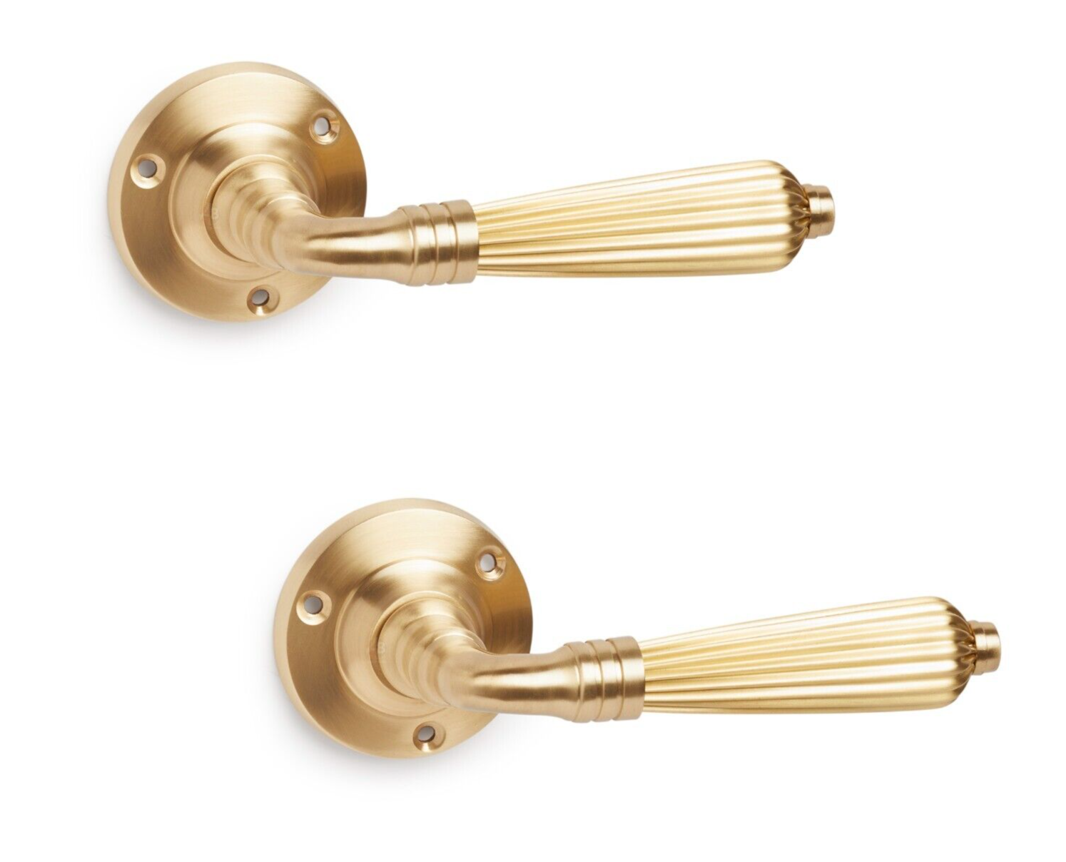 Regency Lever Door Handles – Solid Brass Styles & Finishes – ABHardware