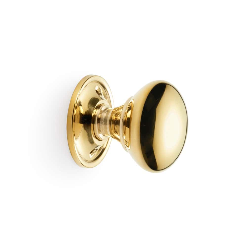 Polished Brass Cottage Door Knobs | AB Hardware – ABHardware