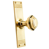 Polished Brass Octagonal Door Knob | AB Hardware – ABHardware