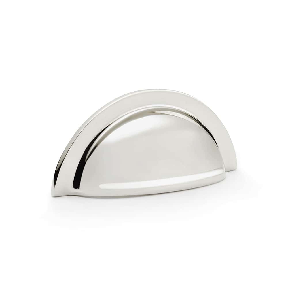 Polished Nickel Half Moon Cup Pull | AB Hardware – ABHardware