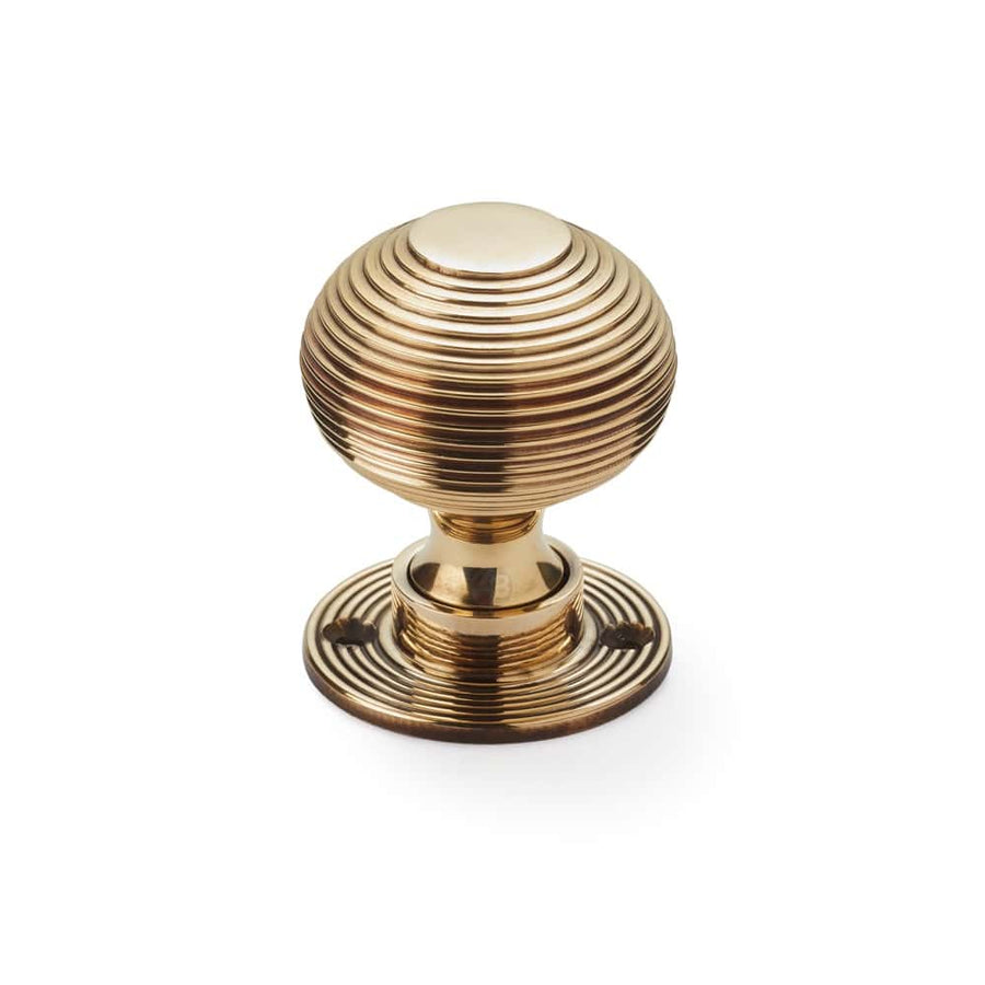 Aged Brass Beehive Door Knob | AB Hardwares – ABHardware