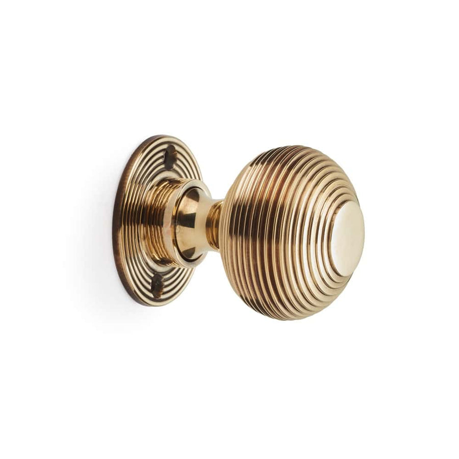 Aged Brass Beehive Door Knob | AB Hardwares – ABHardware